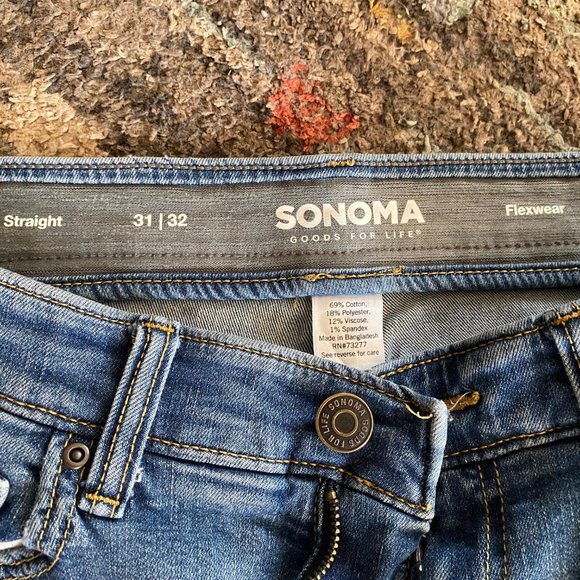 Sonoma | Jeans | Mens Sonoma Goods For Life Straightfit Flexwear Jean ...